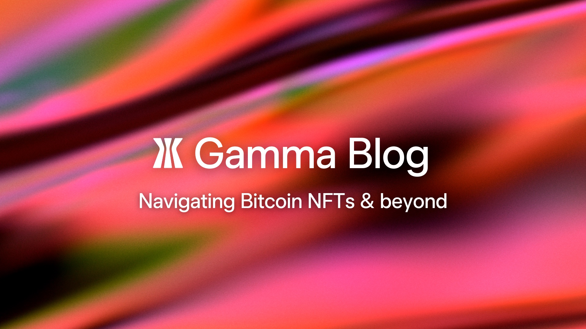 Gamma Blog